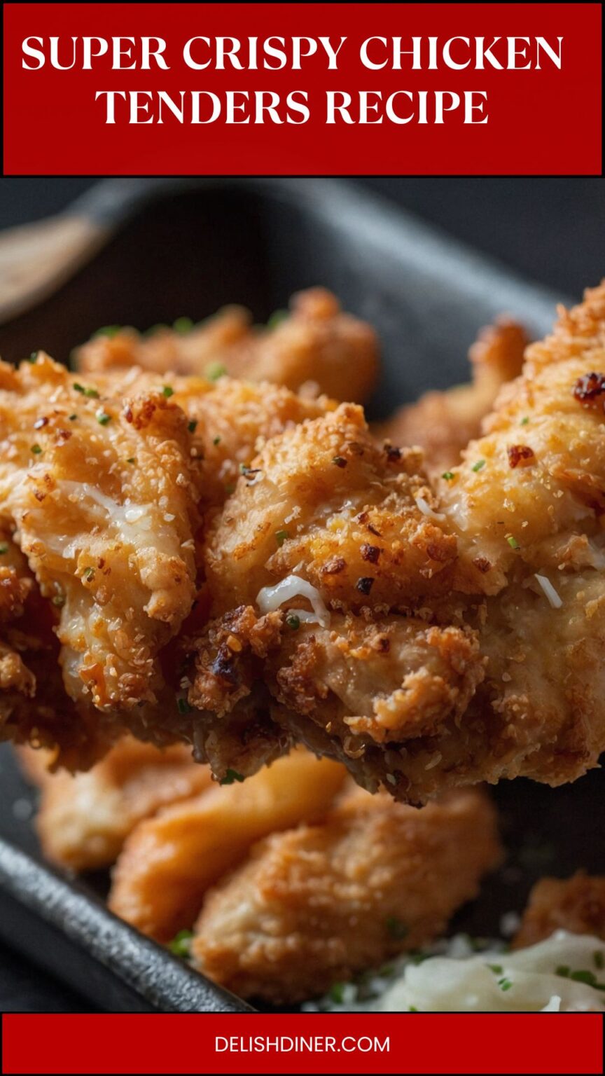 Super Crispy Chicken Tenders Recipe - Delish Diner - Delish Diner
