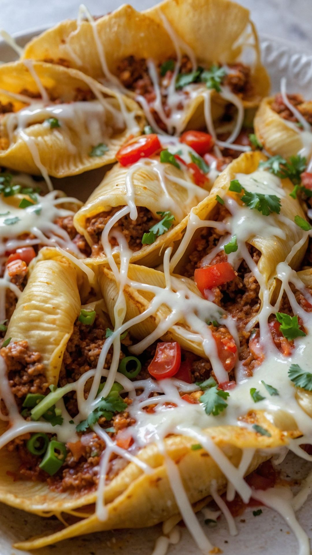 Taco Stuffed Shells Recipe - Delish Diner - Delish Diner