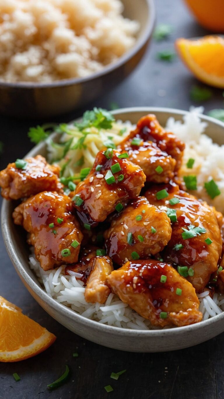 Baked Orange Chicken - Delish Diner - Delish Diner