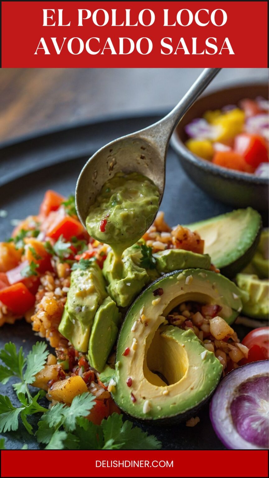 El Pollo Loco Avocado Salsa - Delish Diner - Delish Diner