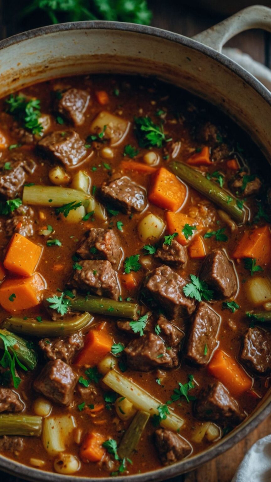 Vegetable Beef Stew Recipe - Delish Diner - Delish Diner